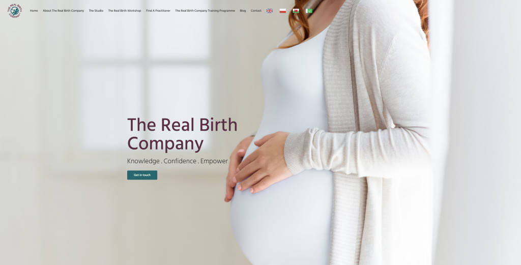 The Real Birth Company - 27 Web Management