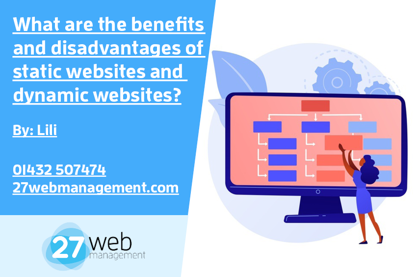 What Are The Benefits And Disadvantages Of Static Websites And Dynamic Websites 27 Web Management